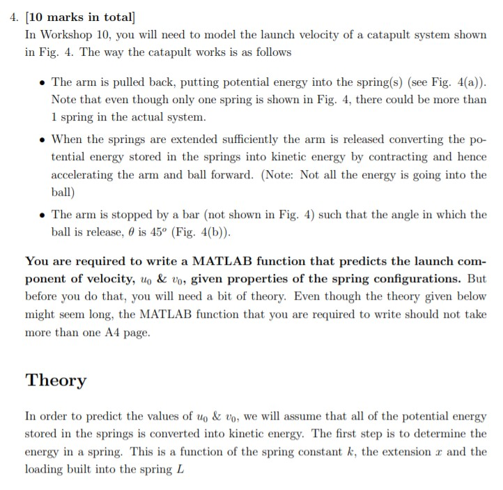 Solved 4. [10 marks in total] In Workshop 10, you will need | Chegg.com