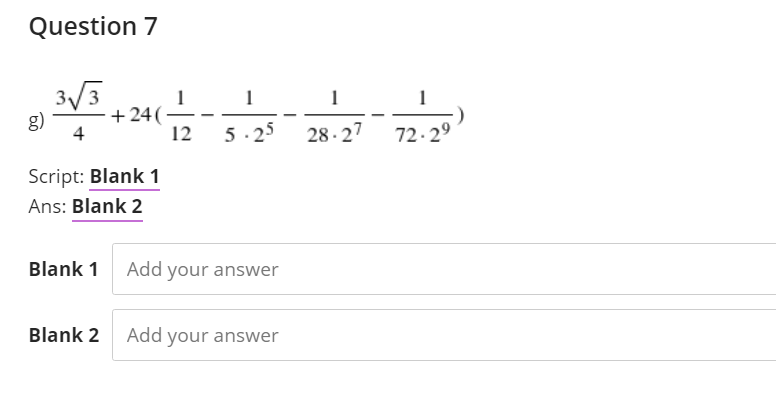 Solved Evaluate the following mathematical expressions in | Chegg.com