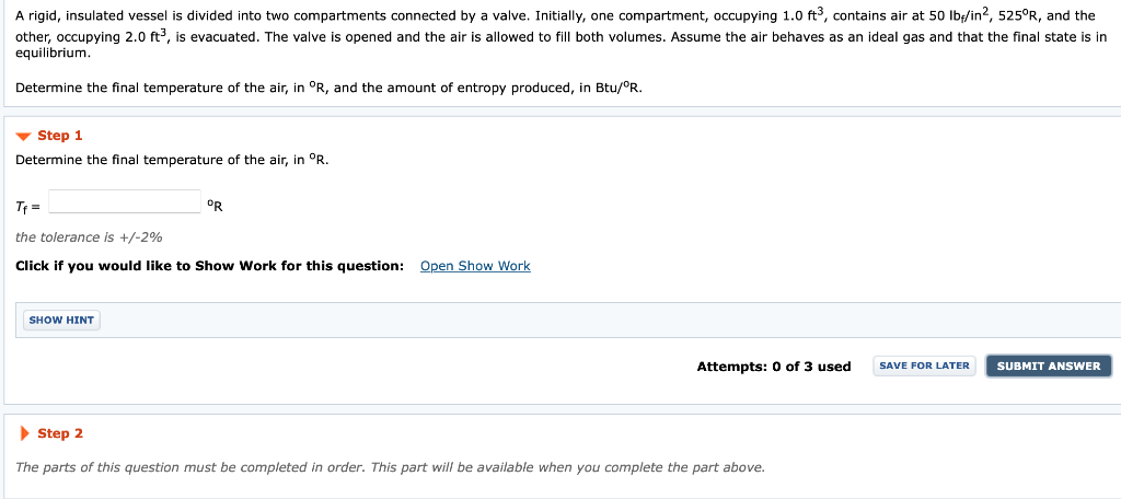 Solved A rigid, insulated vessel is divided into two | Chegg.com