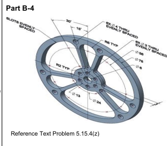 Solved Can someone show me how to build this part step by | Chegg.com