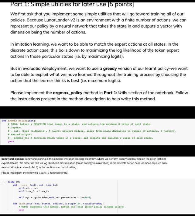 Solved useful code：def create_mlp(input_dim: int, | Chegg.com