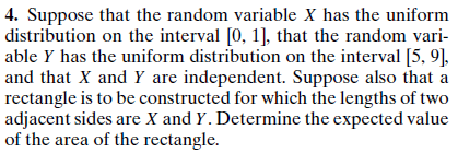 Solved 4. Suppose that the random variable X has the uniform | Chegg.com