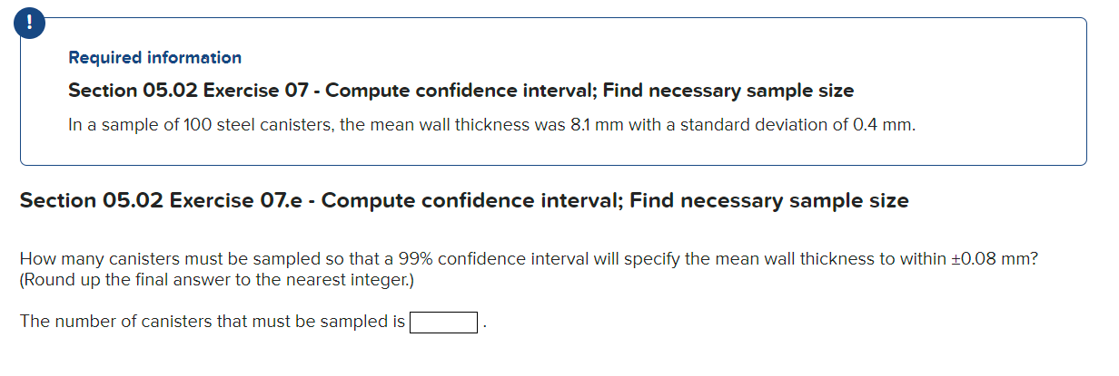 Solved Required information Section 05.02 Exercise 07 - | Chegg.com