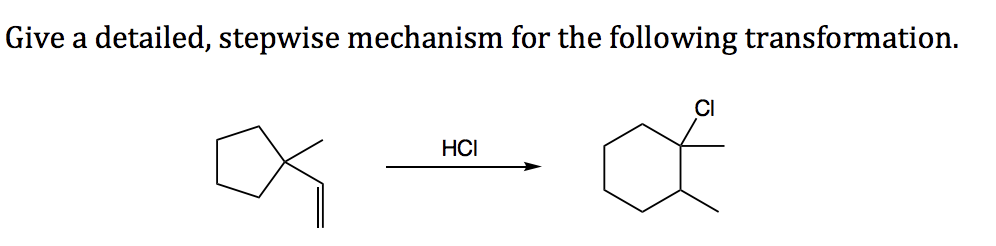 Solved Give a detailed, stepwise mechanism for the following | Chegg.com