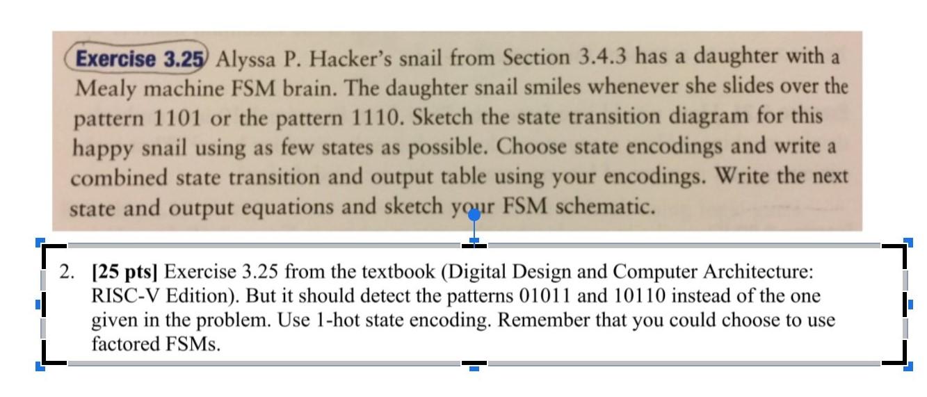 Exercise 3.25 Alyssa P. Hacker's snail from Section | Chegg.com