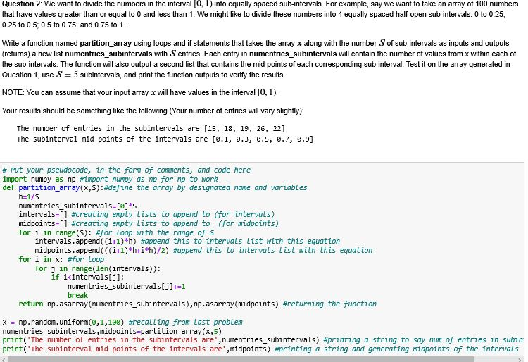 Coding Help with Python Please: Thank you in advance | Chegg.com
