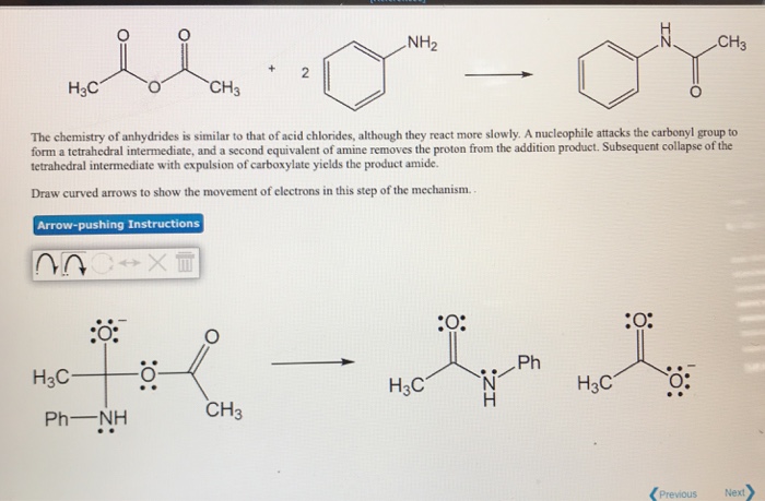 Solved NH2 CH3 2 H3C The chemistry of anhydrides is similar | Chegg.com