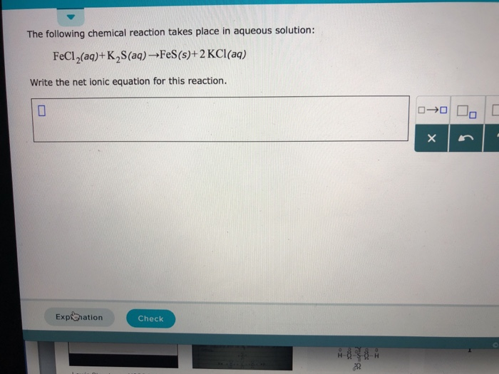 Solved The following chemical reaction takes place in | Chegg.com