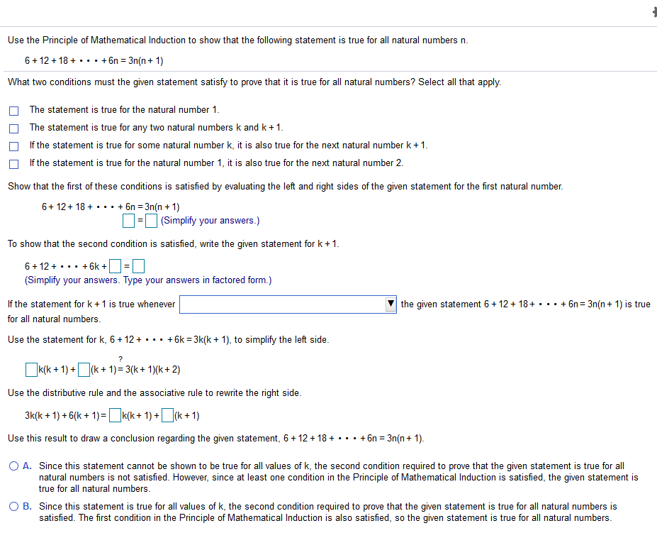 Solved Use the Principle of Mathematical Induction to show | Chegg.com