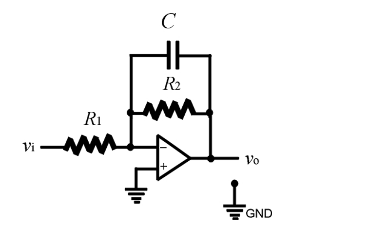 Solved Using AD744 opamp build the low-pass filter above, | Chegg.com