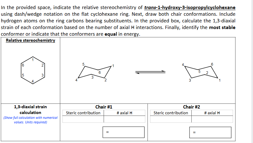 Solved In the provided space, indicate the relative | Chegg.com