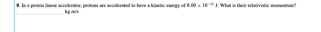 Solved 8. In a proton linear accelerator, protons are | Chegg.com