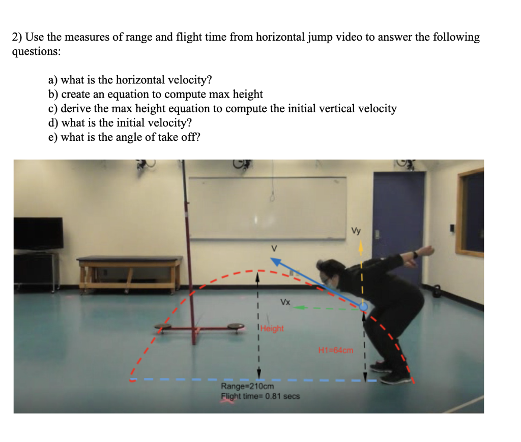 Solved Use the measures of range and flight time from | Chegg.com