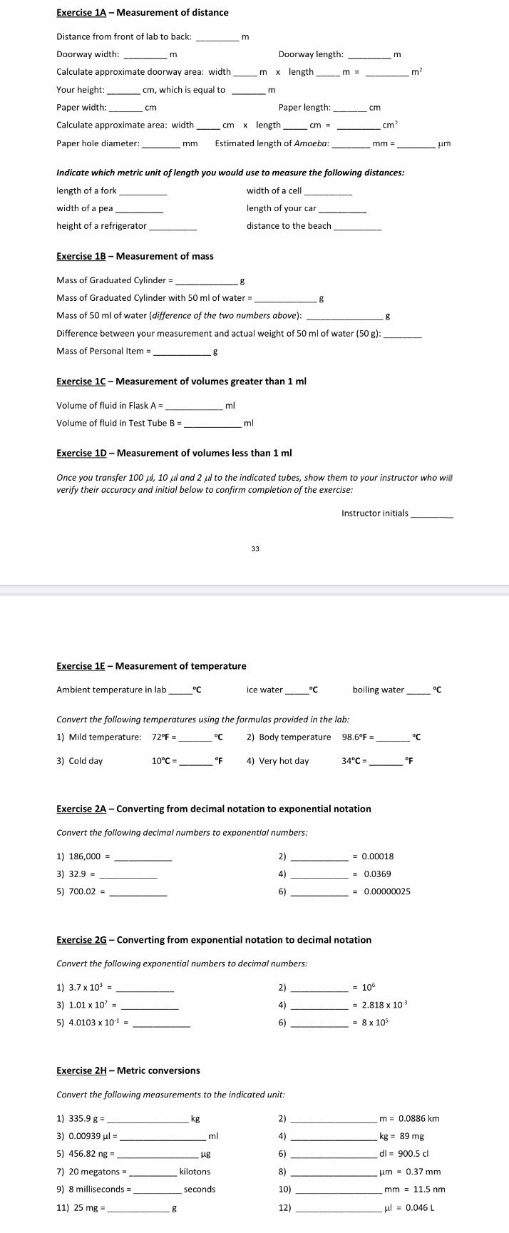 Solved Exercise 1c Graphing Practice Identify The 0722