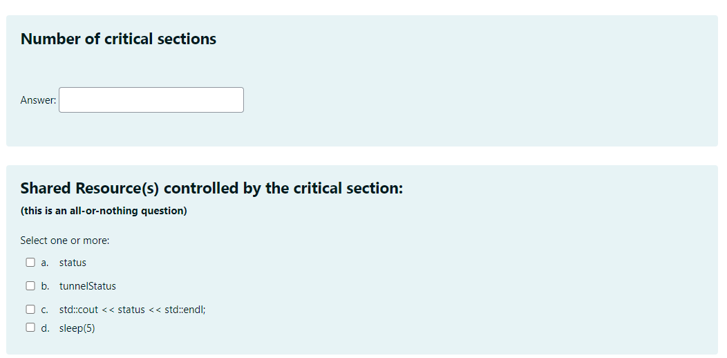 Solved Given the following code, determine a) the number of | Chegg.com