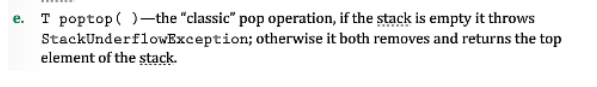 Solved Add the following methods to the ArrayBoundedStack | Chegg.com