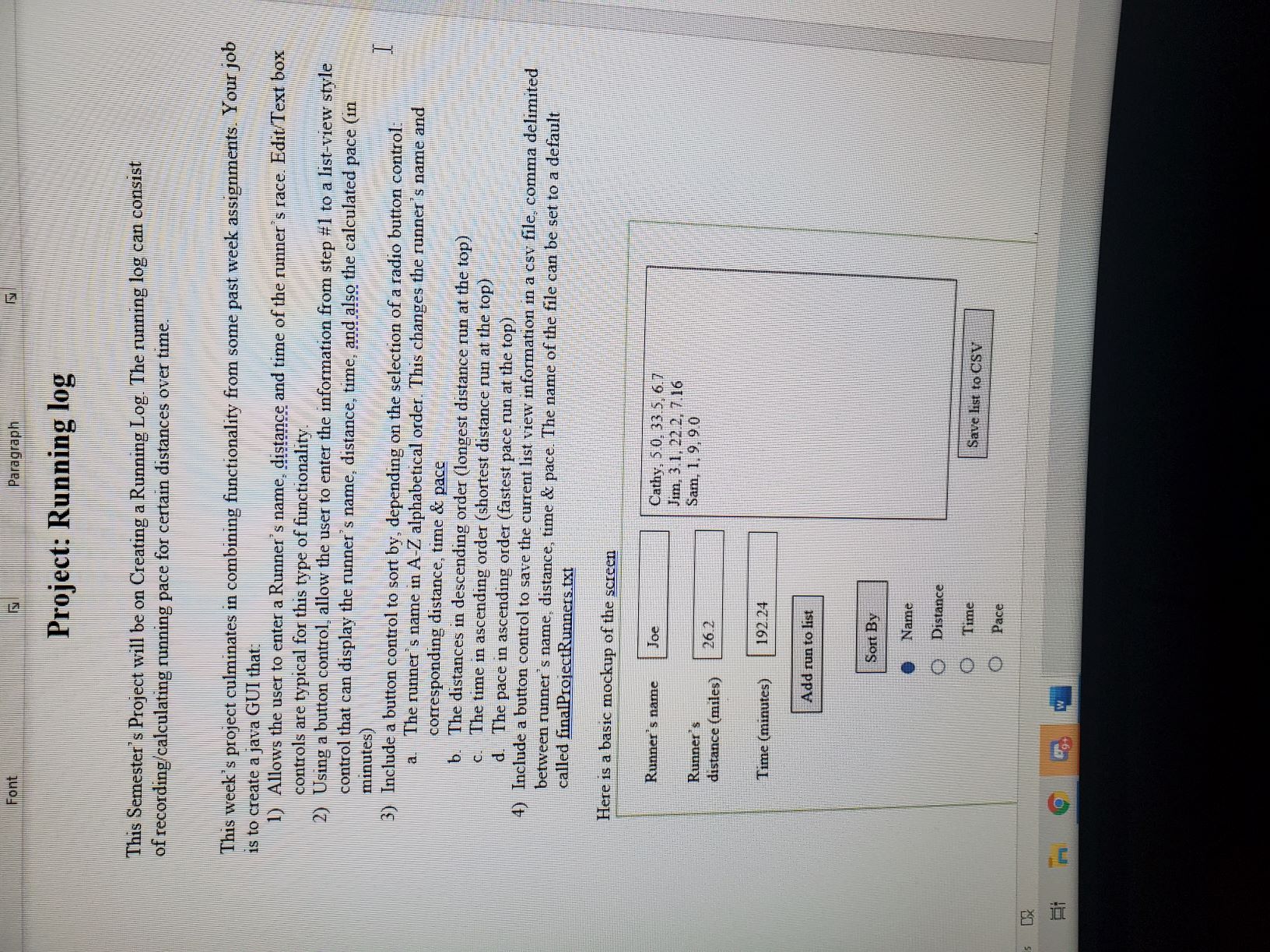 Solved Note: This Project work will be free form, and again, | Chegg.com
