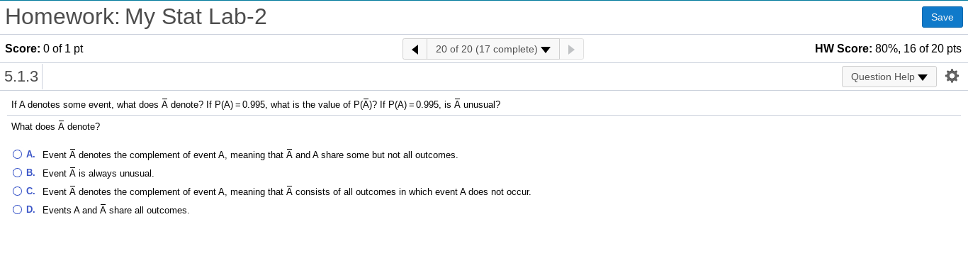 Solved Homework My Stat Lab 2 Save Score 0 Of 1 Pt 20 Of