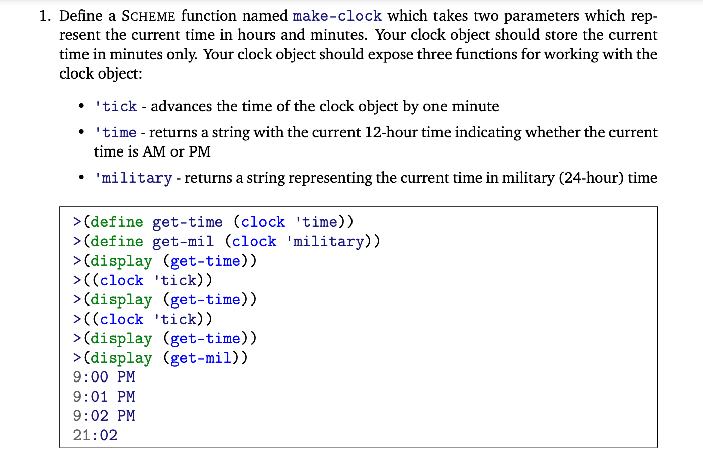 Solved MUST BE WRITTEN IN SCHEME R5RS CODE. NOT JAVA OR C++ | Chegg.com