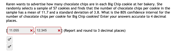 Solved A student was asked to find a 90% confidence interval | Chegg.com
