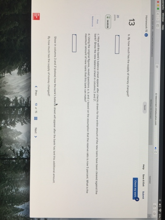 Solved Suppose that Big Bucks Bank has the simplified | Chegg.com