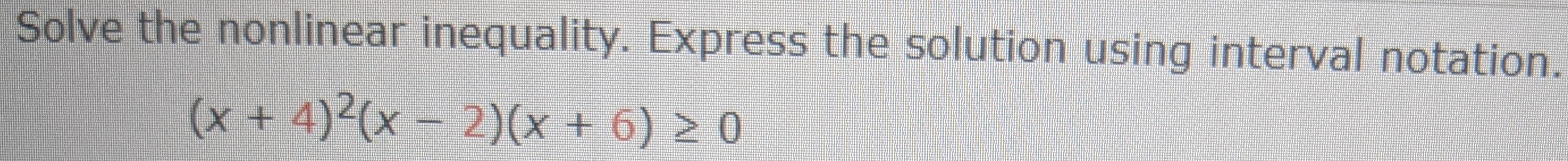 Solved Solve the linear inequality. Express the solution | Chegg.com