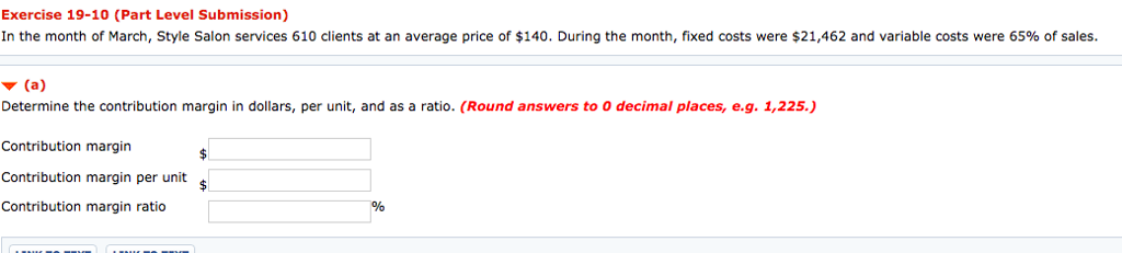 Solved Exercise 19-10 (Part Level Submission) In the month | Chegg.com