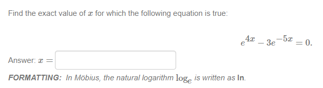 Solved Find the exact value of x for which the following | Chegg.com