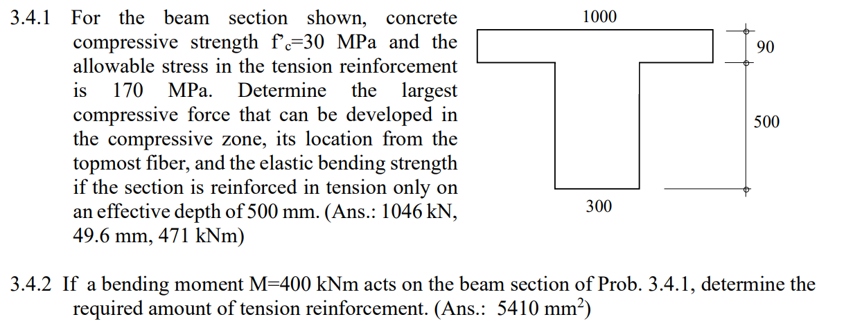 Solved URGENT! Reinforced Concrete Design.Show complete | Chegg.com