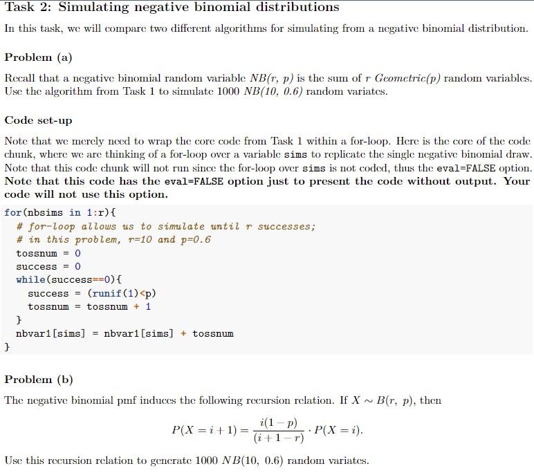 Please use Rstudio/code for this following problem | Chegg.com