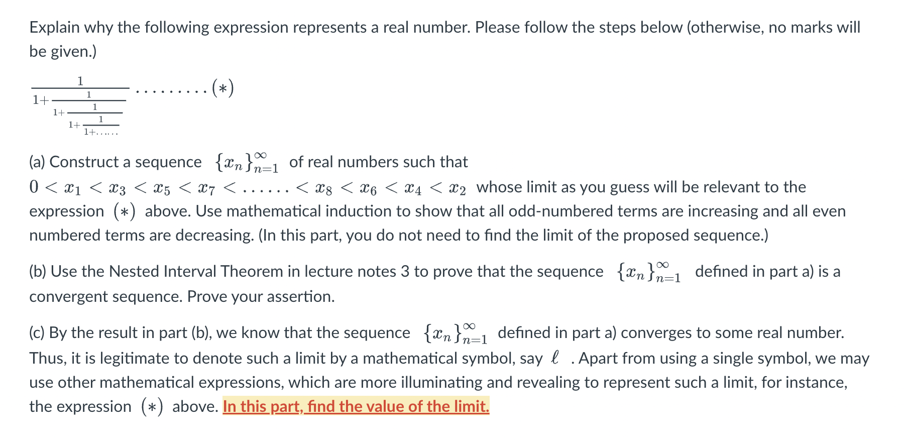 Solved Explain why the following expression represents a | Chegg.com