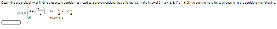 Solved A particle's wave function is +(x) = =(1-1) for 0 | Chegg.com