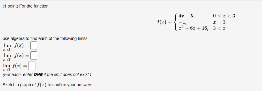 Solved (a) limx→−2f(x)= help (limits) (b) limx→0f(x)= (c) | Chegg.com