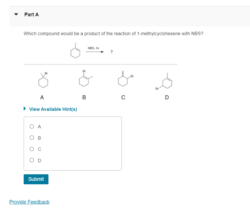 Solved Which compound would be a product of the reaction of | Chegg.com