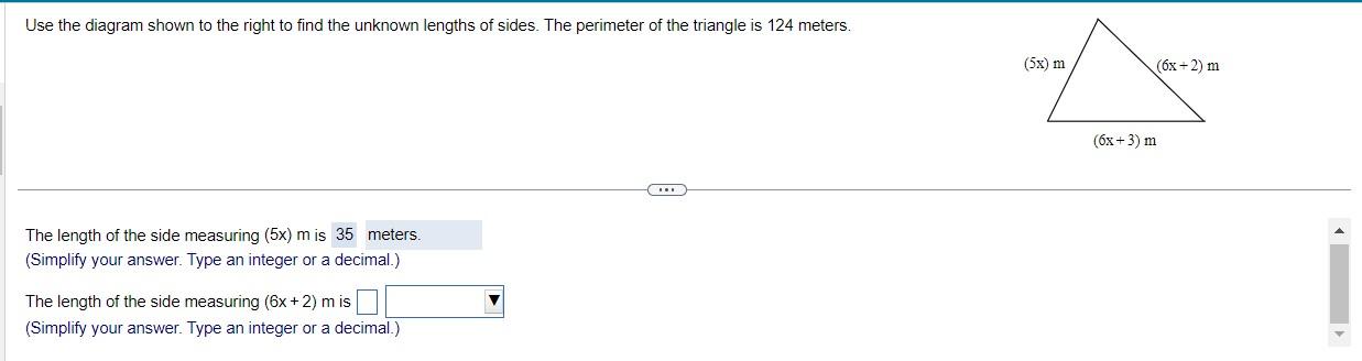 Solved Use the diagram shown to the right to find the | Chegg.com