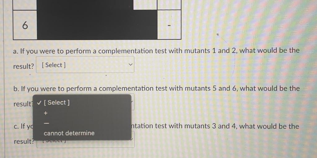 Solved Below is a partially filled in complementation table. | Chegg.com