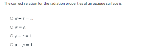 Solved For a diffuse, gray surface, the total, hemispherical | Chegg.com