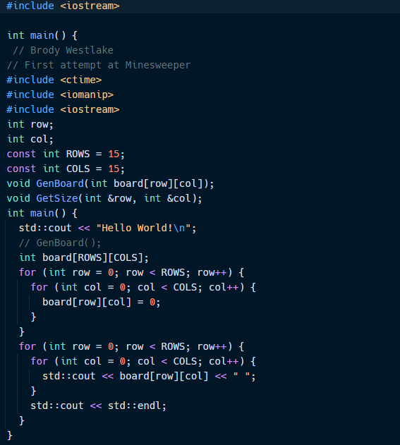 Solved Closed Lab 18: Basic Gameplay Loop for Minesweeper | Chegg.com