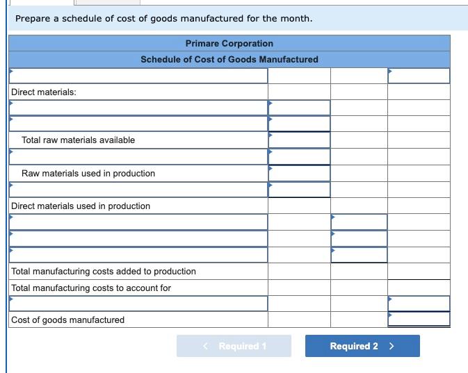 Solved Exercise 3-3 (Algo) Schedules of Cost of Goods | Chegg.com