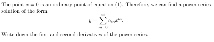 Solved Consider the variable coefficient linear second order | Chegg.com