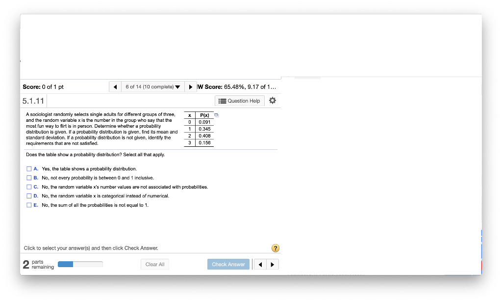 Solved Save Homework Section 5 1 Homework Save Score 0 33