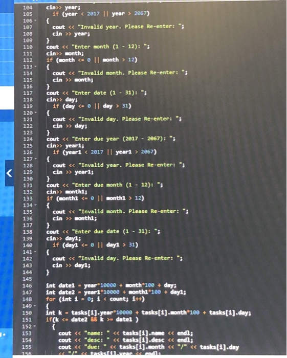 Untitled2.cpp tasks.txt project2a.cpp 1 cs162 project | Chegg.com