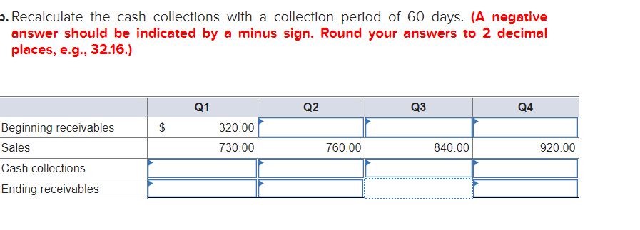Solved Problem 18-5 Calculating Cash Collections (LO3] The | Chegg.com