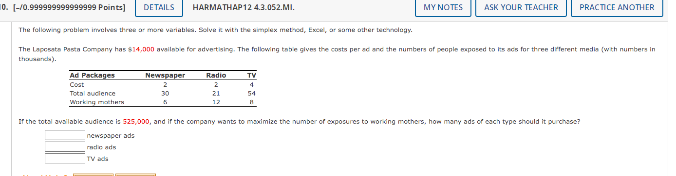 Solved The Following Problem Involves Three Or More 