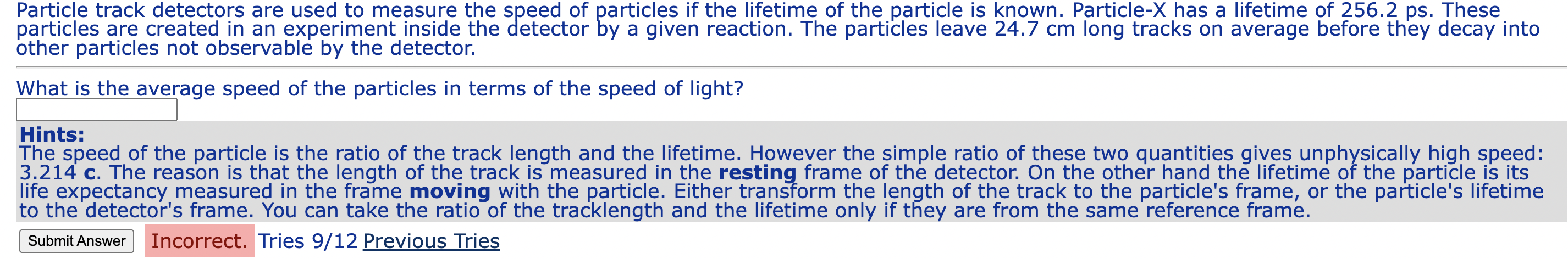 Solved Particle track detectors are used to measure the | Chegg.com