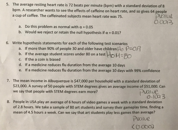 Solved The average resting heart rate is 72 beats per minute | Chegg.com