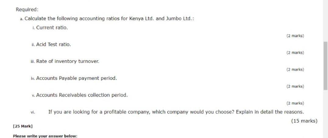 Solved Kenya Ltd. and Jumbo Ltd. are retallers trading in | Chegg.com