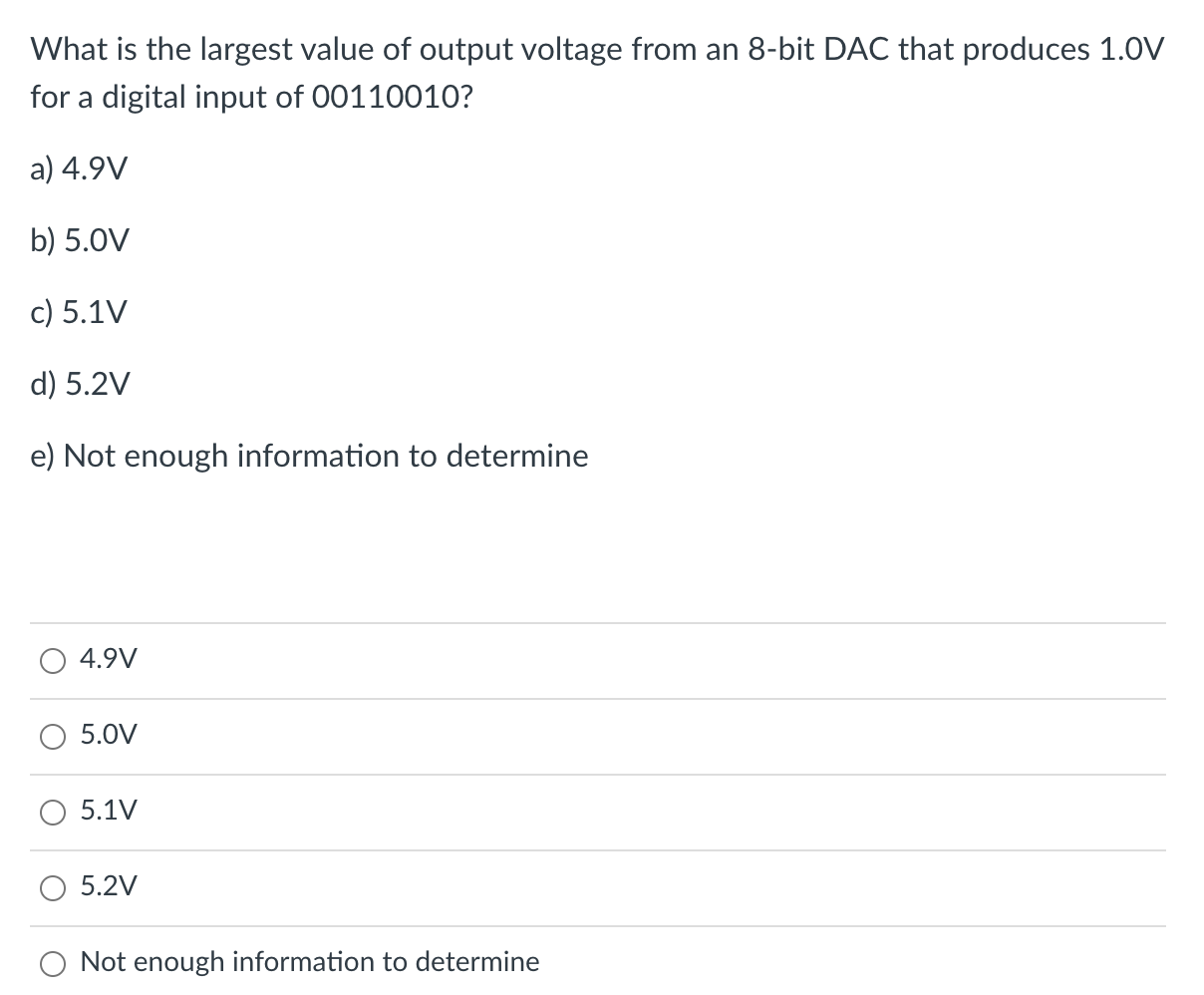 Solved What is the largest value of output voltage from an | Chegg.com