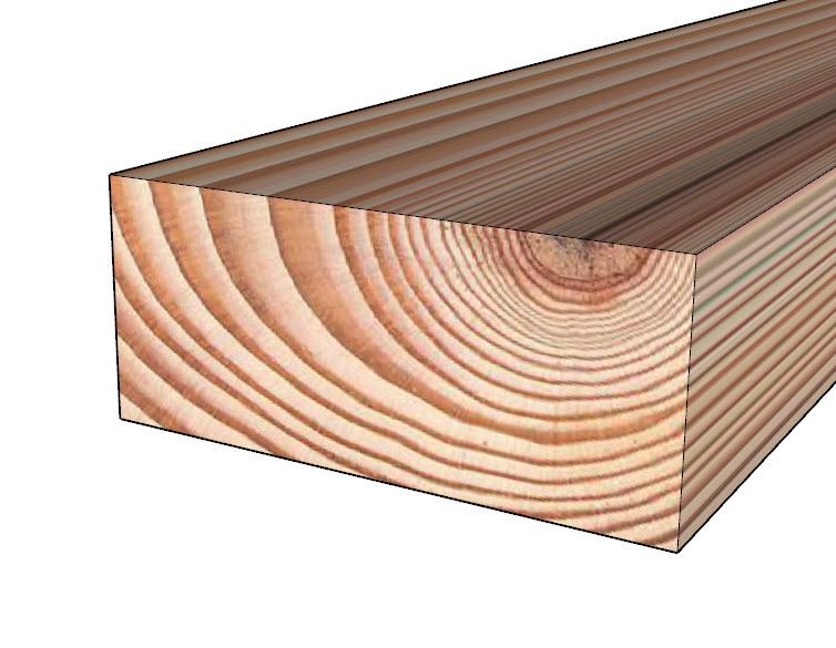 Solved You find a 2x4 in a lumberyard whose end looks as | Chegg.com