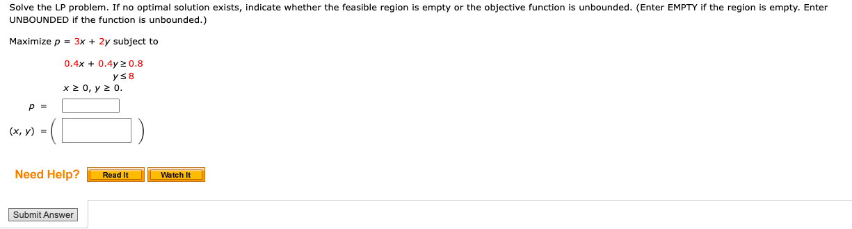 Solved UNBOUNDED if the function is unbounded.) Maximize | Chegg.com